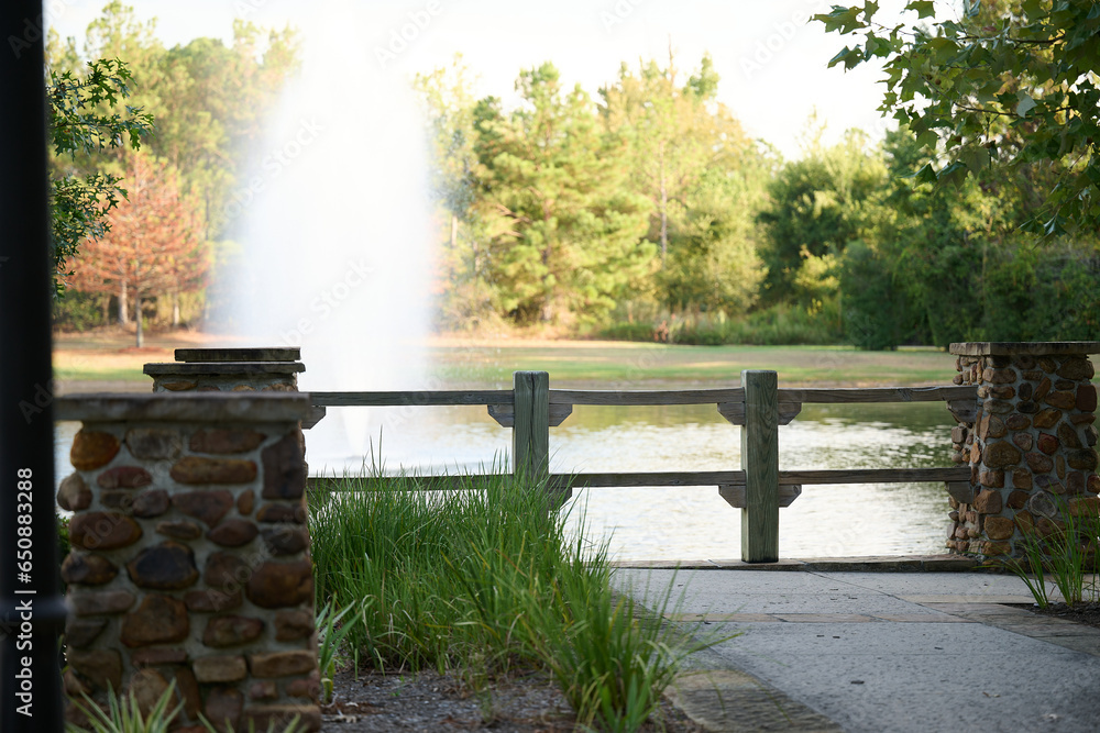 THE WOODLANDS, TEXAS - AUGUST 5th 2023: background settings for outdoor ...