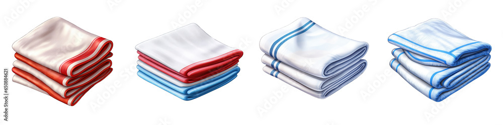 Dish Towel clipart collection, vector, icons isolated on transparent ...