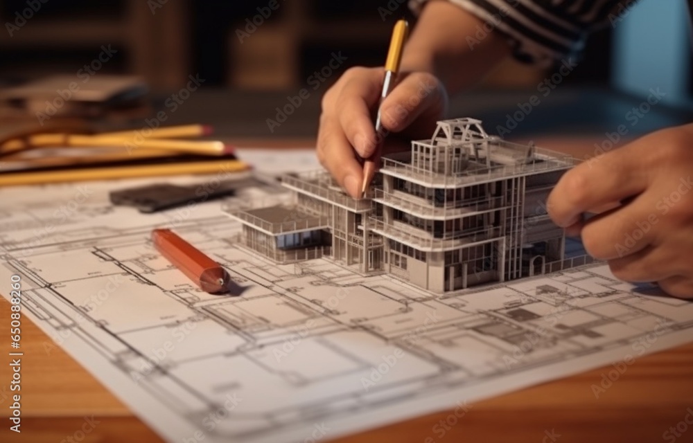 Freelance engineers, engineers, and architects work on startup project ...