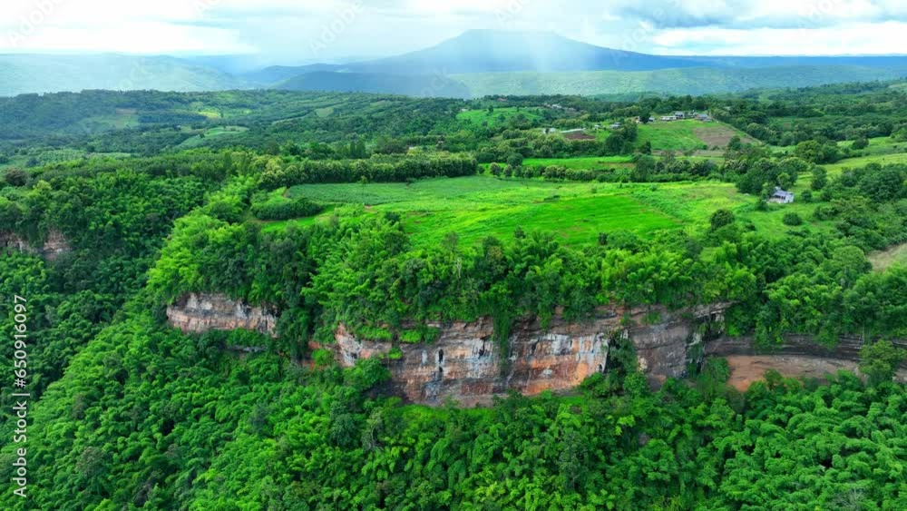 Fold belt mountains: A geological feature can be seen as a series of ...