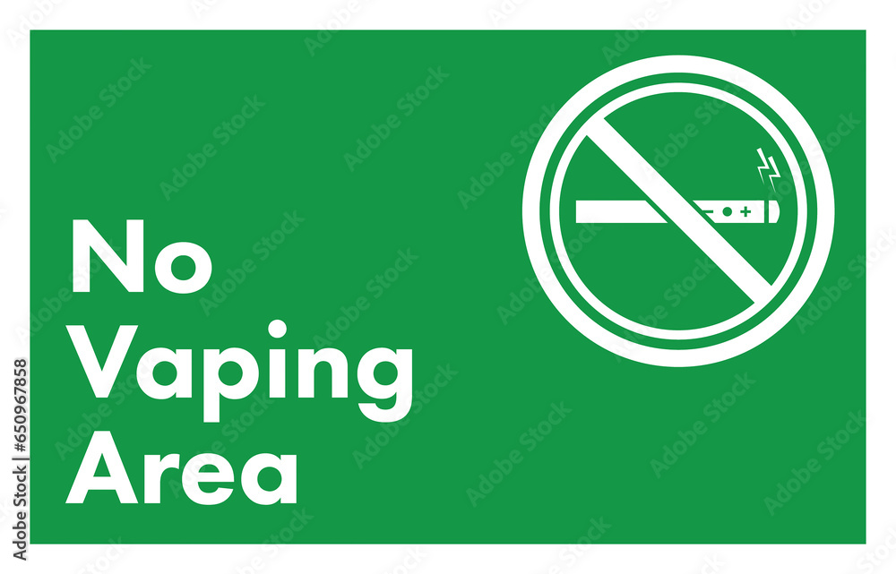 Digital png illustration of sign with no vaping area text on ...