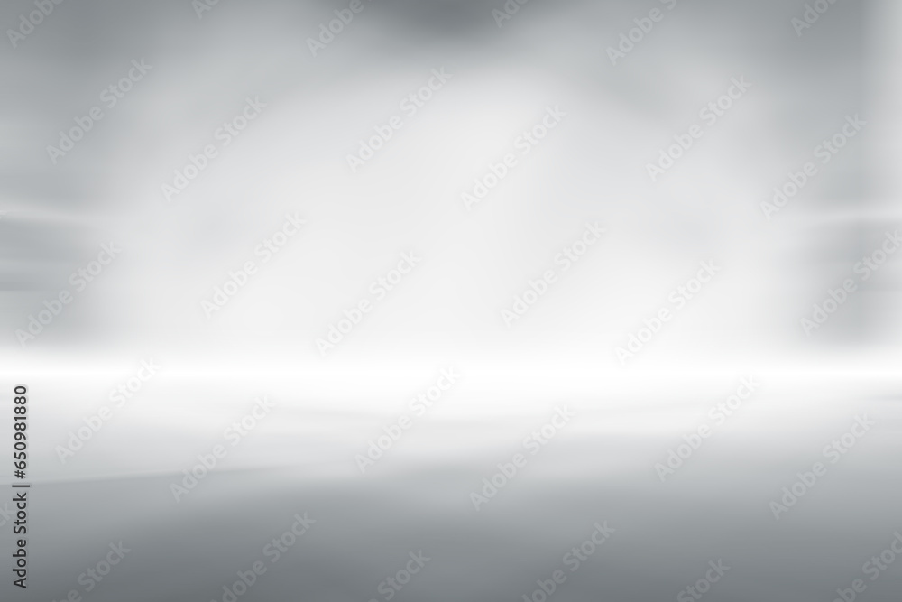 soft gray studio room background, grey floor backdrop with spotlight ...