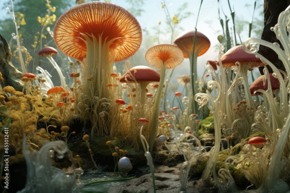 A symbiotic microorganism that forms mutually beneficial relationships ...