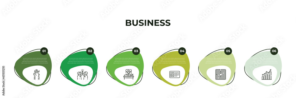 maze game, line chart statistics, bussines briefcase, globe analytics ...