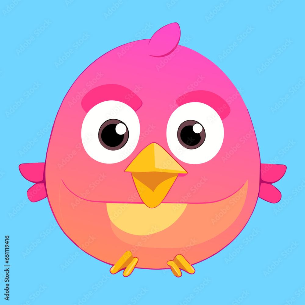 Cartoon Bird Character - Generative Ai , Üretken yapay zeka, flappy ...