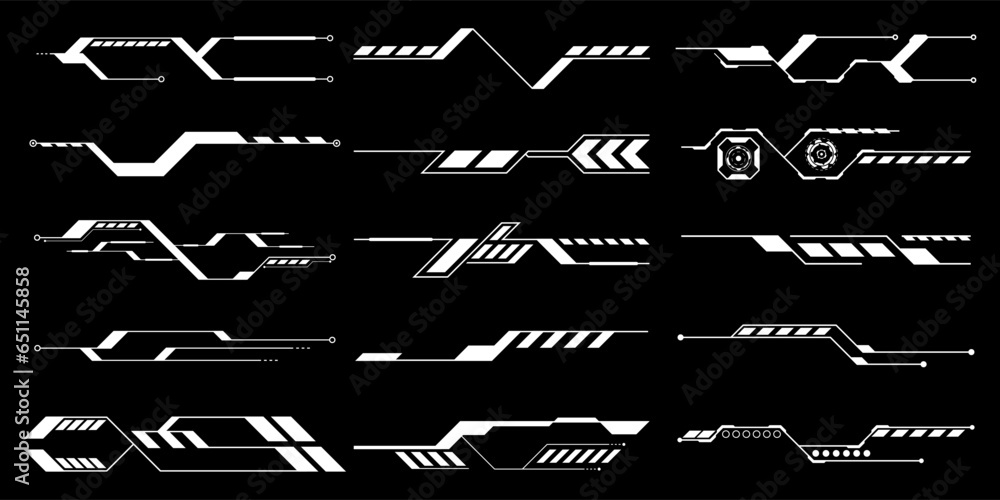 Sci-fi futuristic hud dashboard display virtual reality technology ...