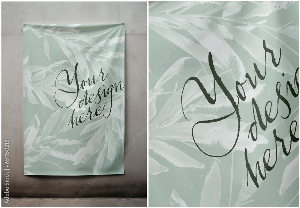 Sample Fabric Poster Print, Generated by Ai Stock Template | Adobe Stock