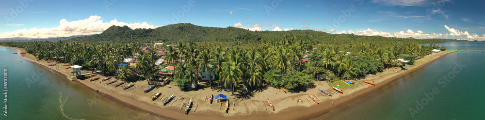 Panoramic sweeping view of Octopus Islet zipline adventure, popular ...