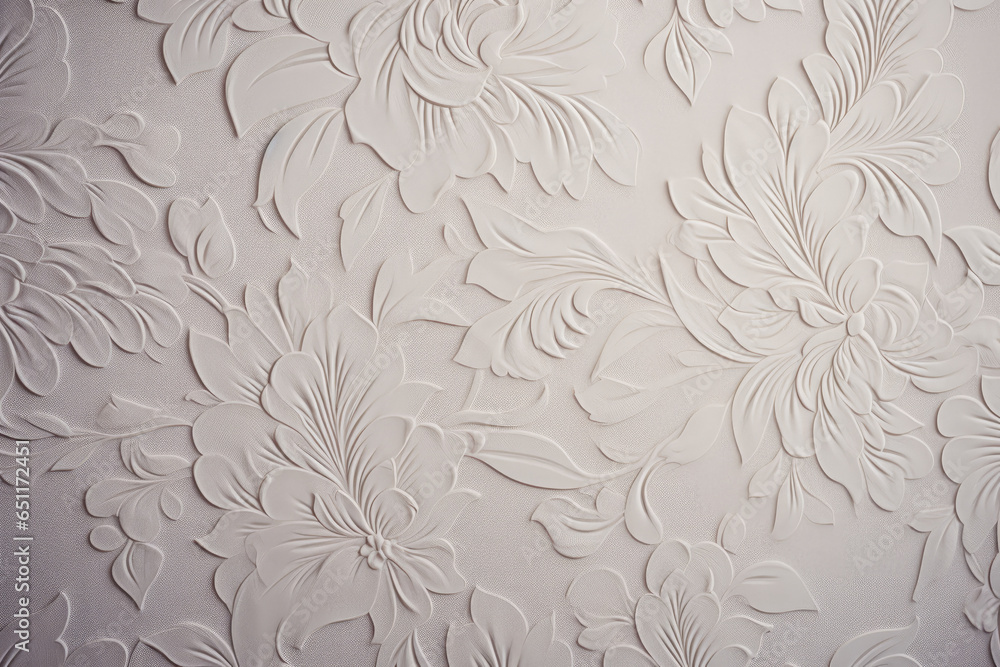 Luxurious Flocked Wallpaper: A Captivating Close-Up Revealing the ...