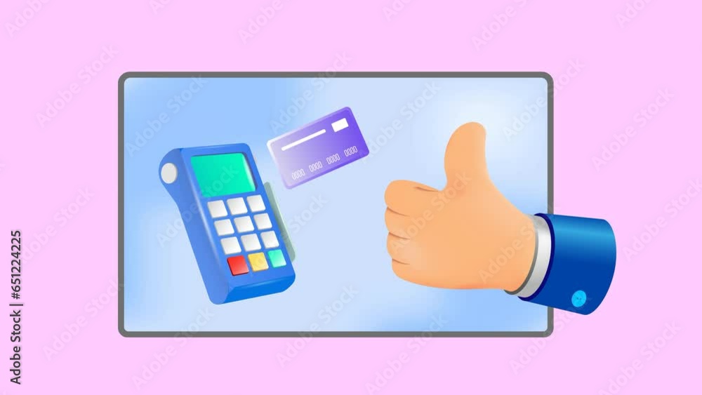 Payment terminal, a modern POS-bank payment device. A payment device ...