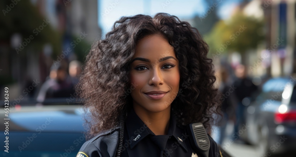 Black Female Police Officer Occupation Work Role Work Environment ...