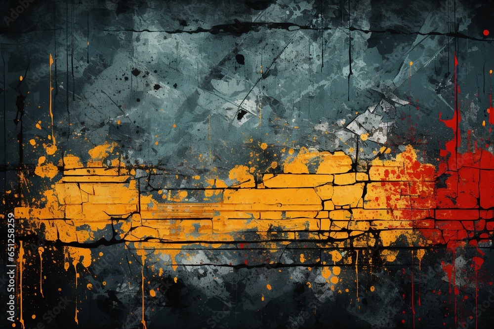 Graffiti-Inspired Grunge Texture Background with Vibrant Urban Street ...