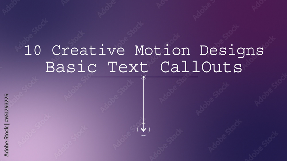 Basic Text CallOuts With Control Panel Stock Template | Adobe Stock