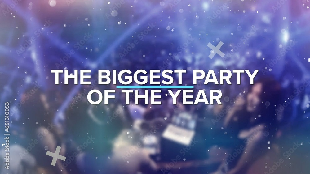 Party Announcement Introduction Hype opener template Stock Template ...