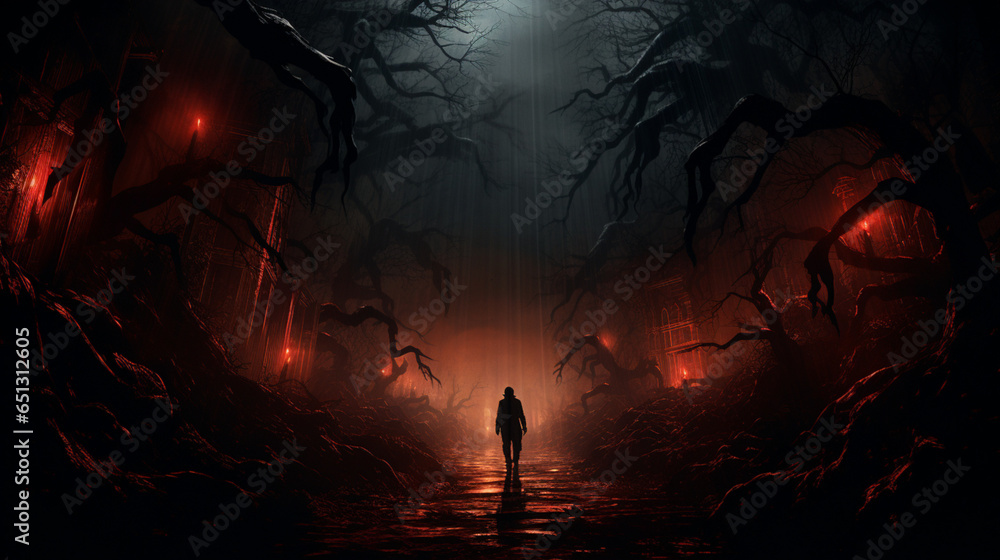 Chilling Horror Game Wallpaper: Eerie Settings and Lurking Monsters ...