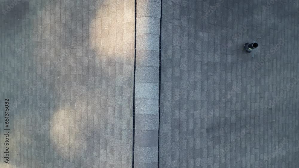 roof top, roofing, shingles, flying, looking down, bird's eye view ...