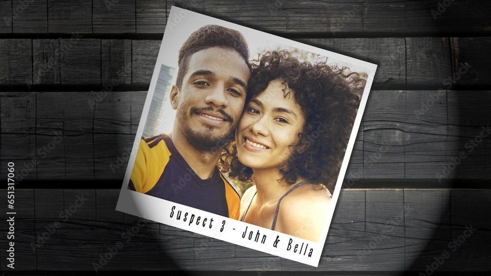 Detective Picture opener On Burned Wood Template Stock Template | Adobe ...