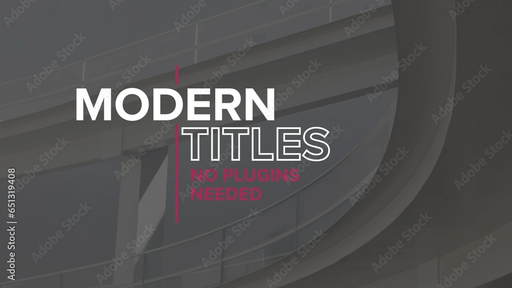 Modern Title name reveal lower thirds Stock Template | Adobe Stock