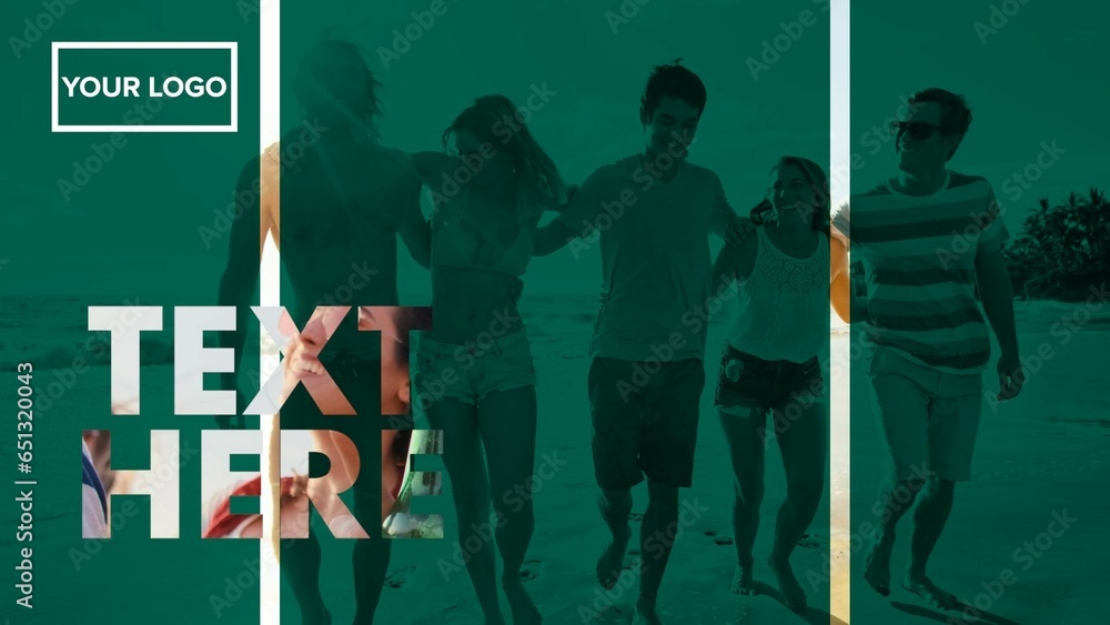 Quick Split Urban Title Transition Slideshow Stock Template | Adobe Stock