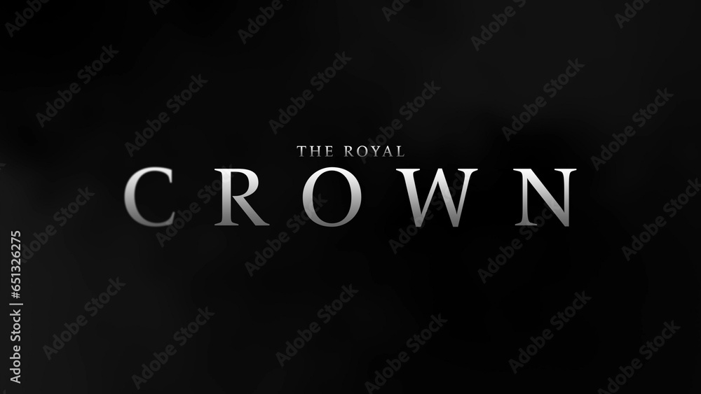 The Royal Crown Serie Title Intro Stock Template | Adobe Stock