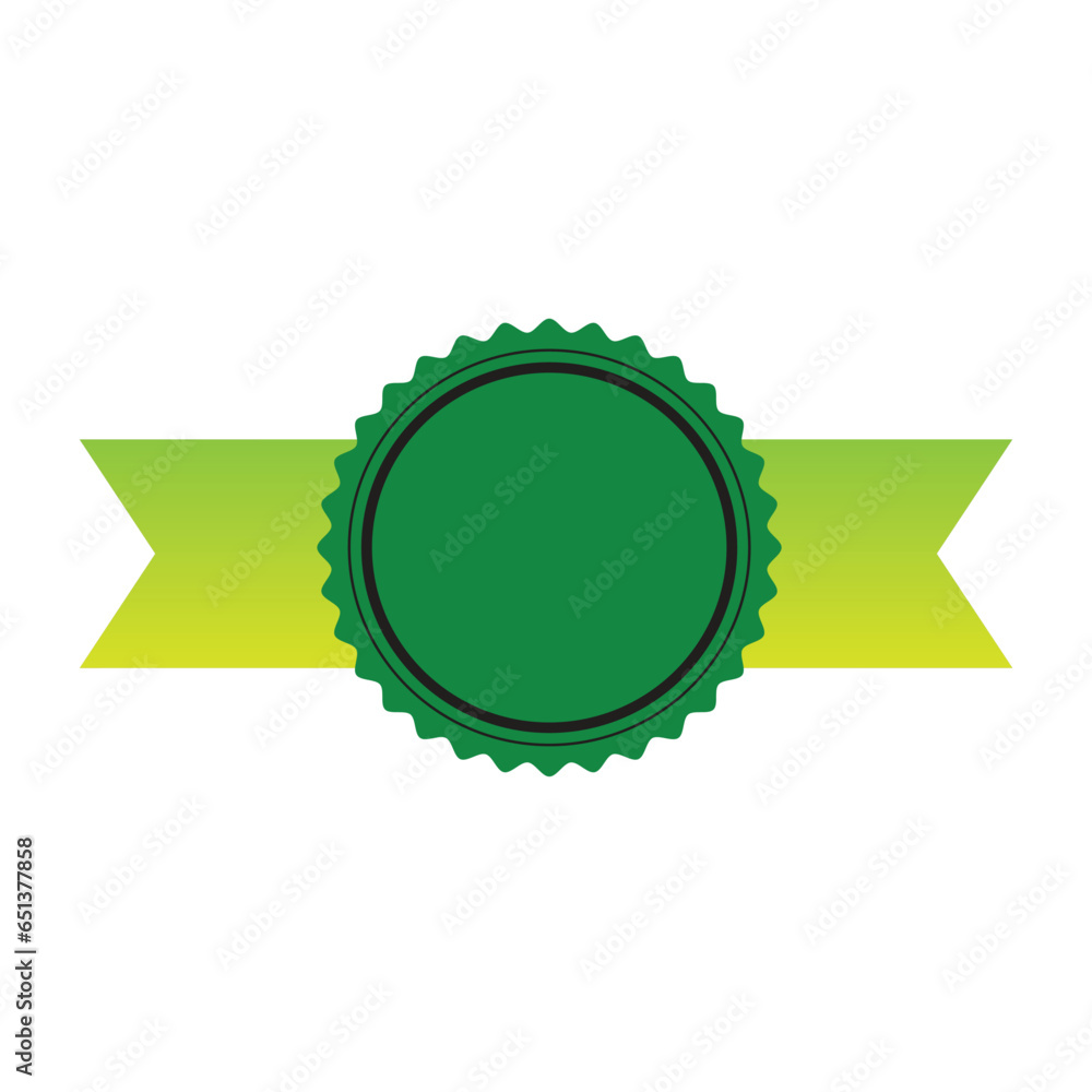 Badge art vector, clip art, and symbol. Flat design of badge concept ...