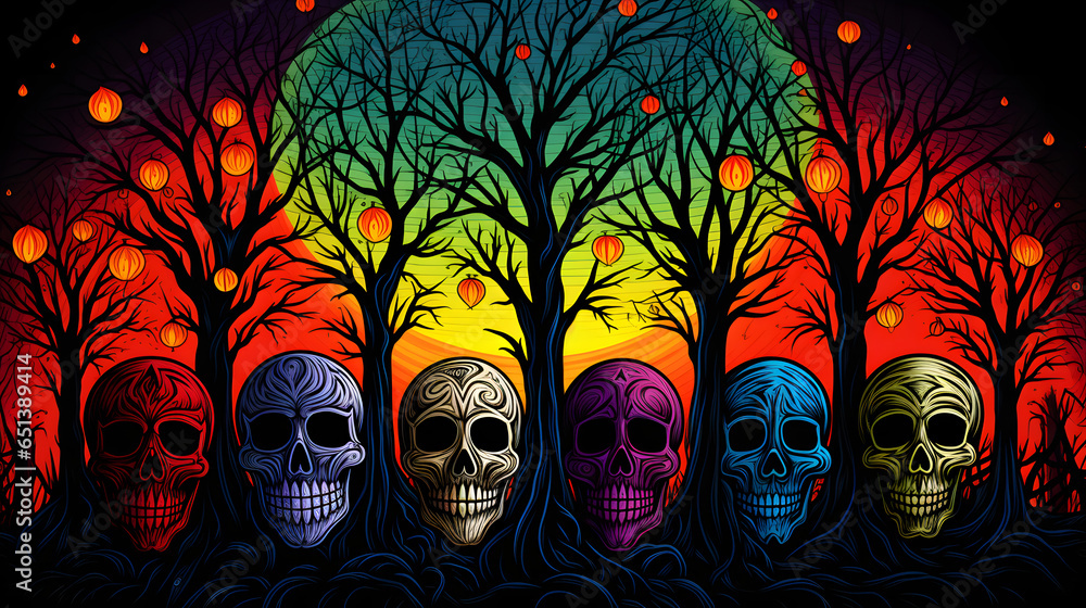 Sinister Shadows Unbound: Malefic Horror Terror Wallpaper for the Bold ...