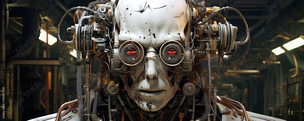 Mechanical Nightmare: The Creepy Horror of Robot Cyborg Human Machine ...