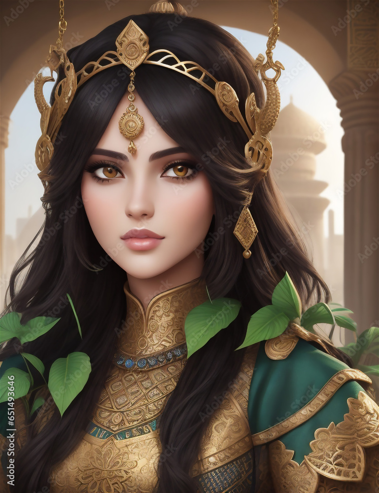 princess of babylon The beautiful Babylonian queen in the hanging ...