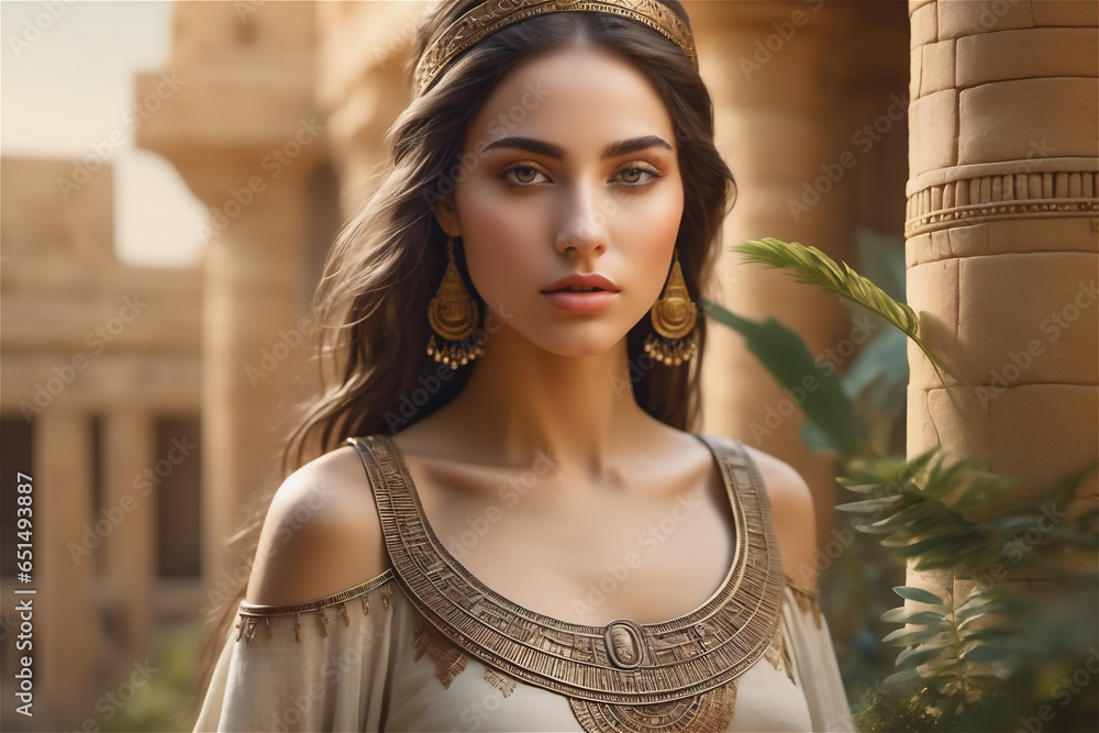 princess of babylon The beautiful Babylonian queen in the hanging ...