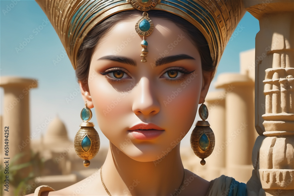 princess of babylon The beautiful Babylonian queen in the hanging ...