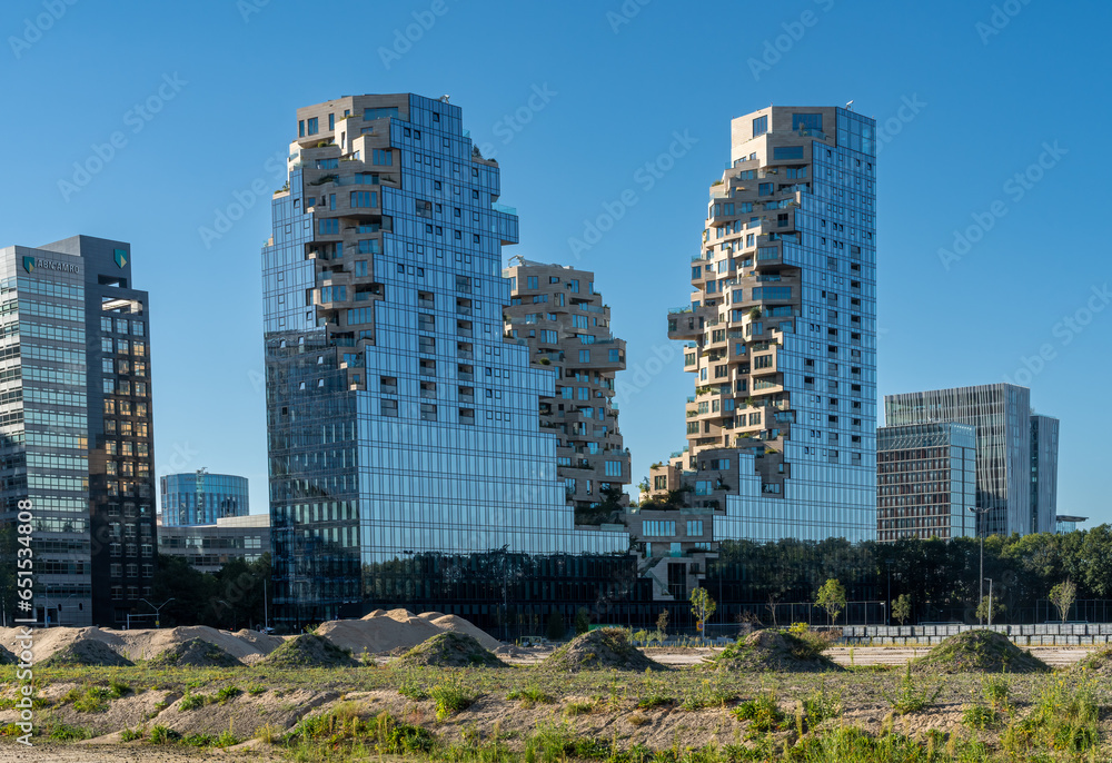 Amsterdam, The Netherlands, 06.09.2023, Residential and office complex ...