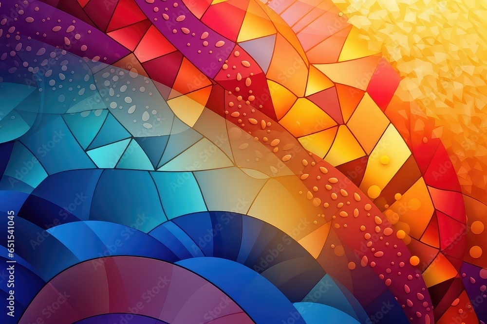 Abstract background of autumn patterns and pride colors for LGBT ...