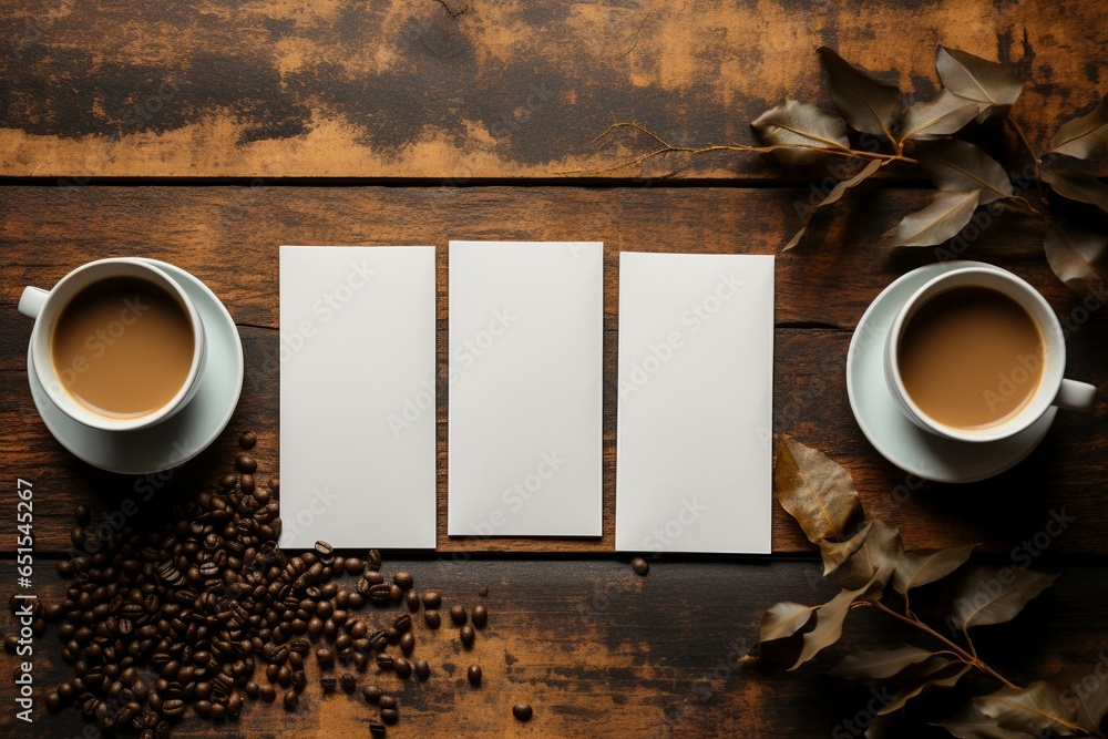 Corporate Proficiency, a Business Background with Three Blank Frames ...