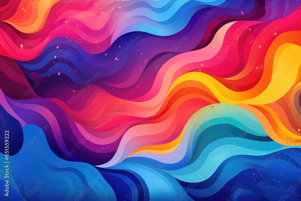 Abstract background of pride colors for queer Pride Month in June ...