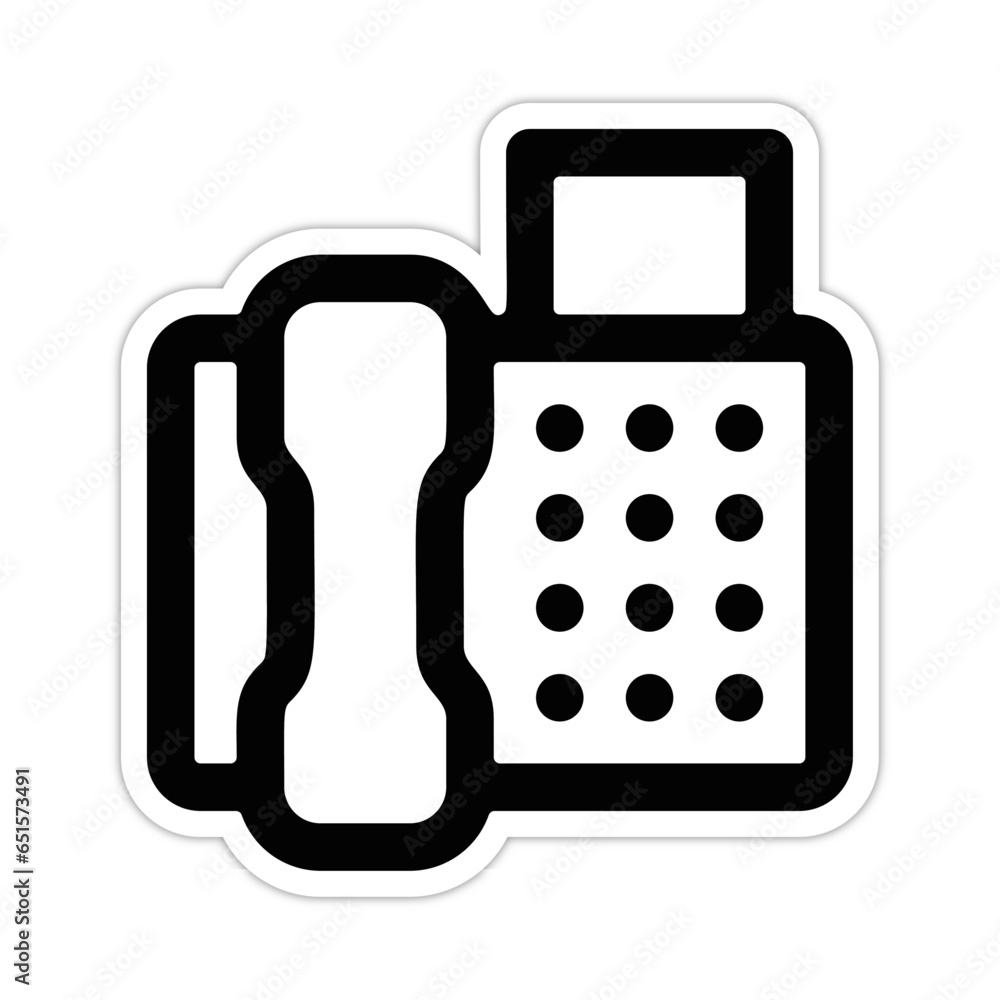 picto logo icones et symbole standard telephone accueil gras relief ...