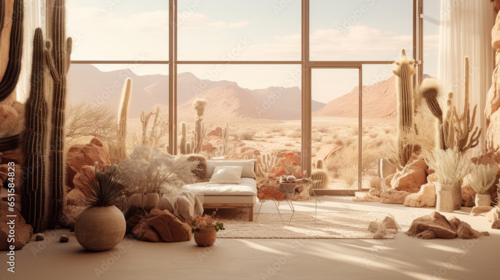 Scandinavian Desert Sanctuary Drawing inspiration from desert ...