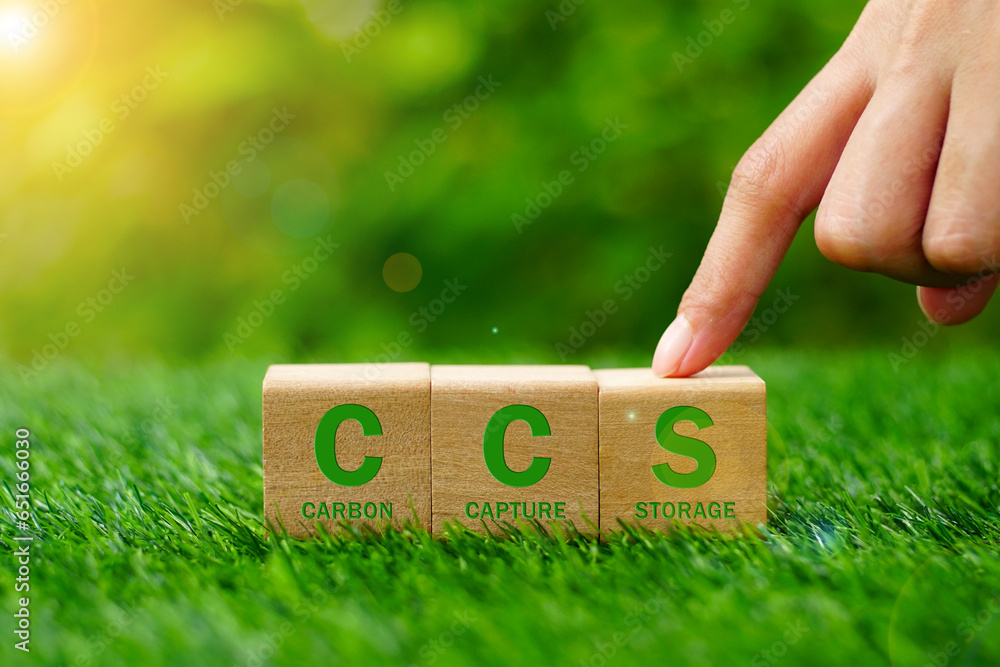 Carbon Capture Storage (CCS) concept of environmental.Reducing carbon ...