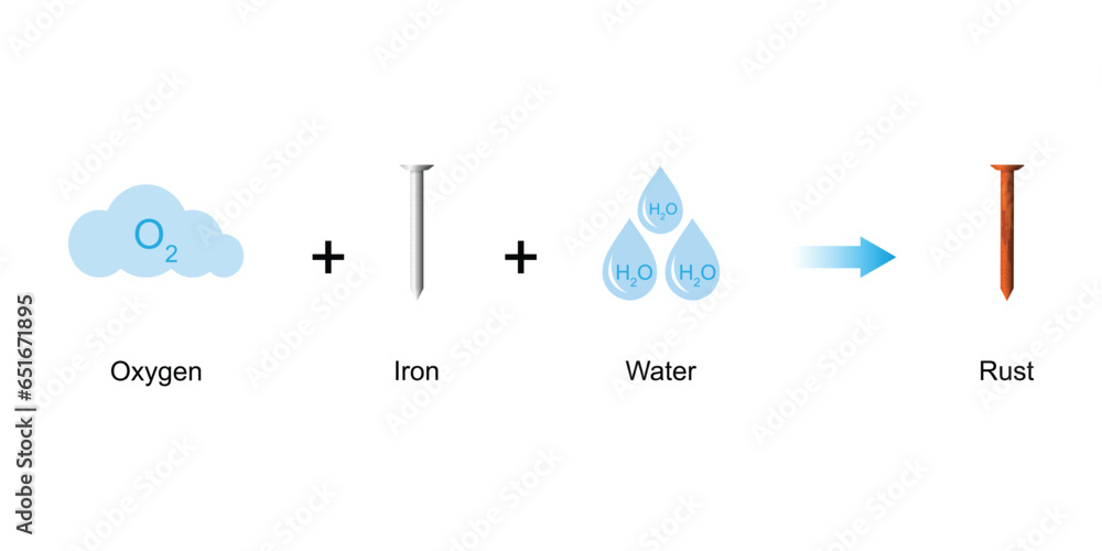 Scientific Designing of Rusting Process. Effect of Oxygen and Water on ...