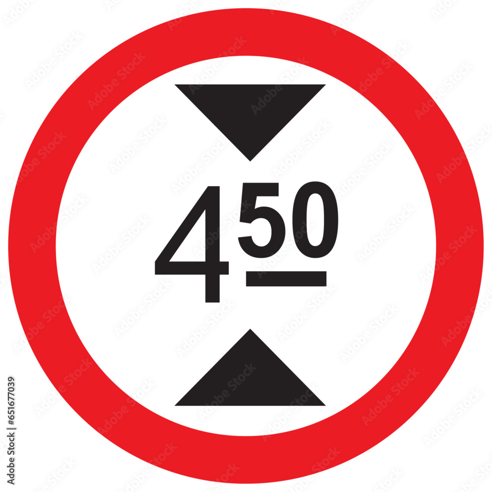 altura máxima permitido, señal, circular, sr 16, vehículos automotores ... altura máxima permitido, señal, circular, sr 16, vehículos automotores ...