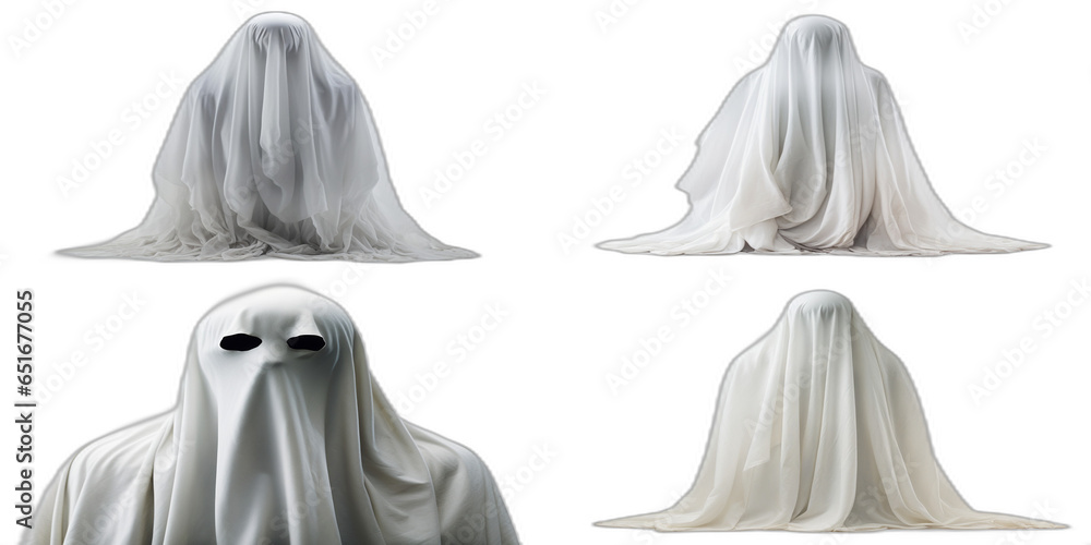 Halloween Ghost, Frontal Shot, Many different designs, Design Selection ...