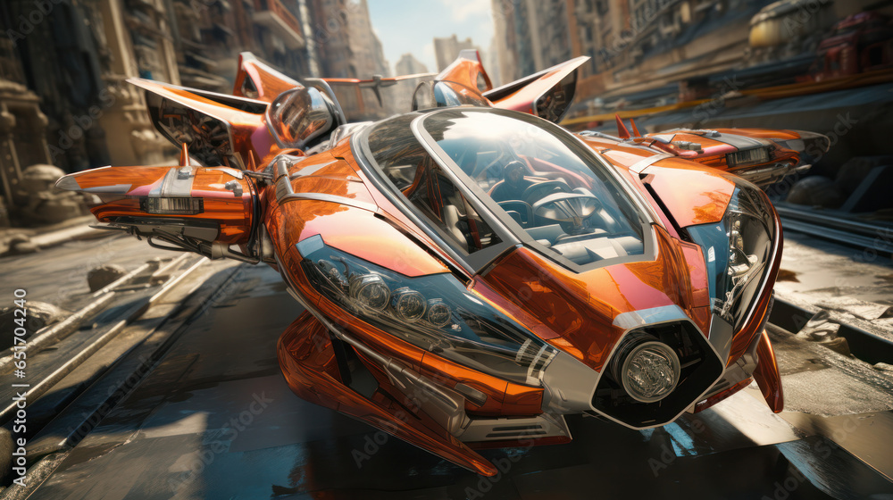 Super futuristic flying cars of the future. Futuristic world ...