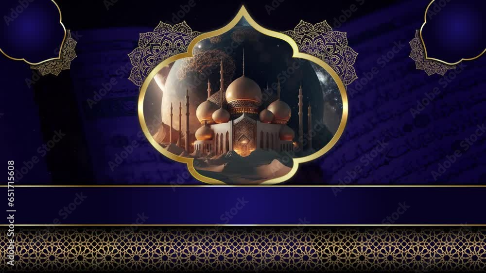 islamic background , islamic video template , quran muslim , 4K Loop ...