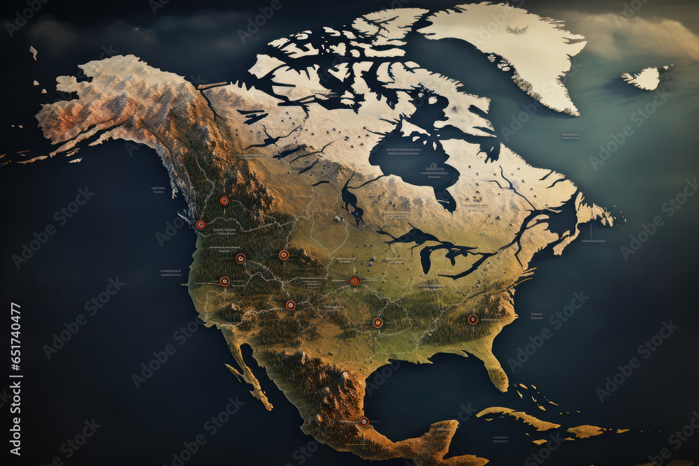 A map illustrating indigenous territories and the importance of ...