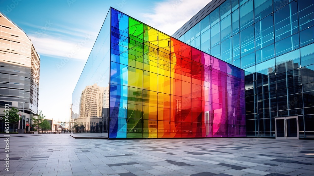 Building Displays Colors of LGBT Flag, Celebrates Inclusion and ...