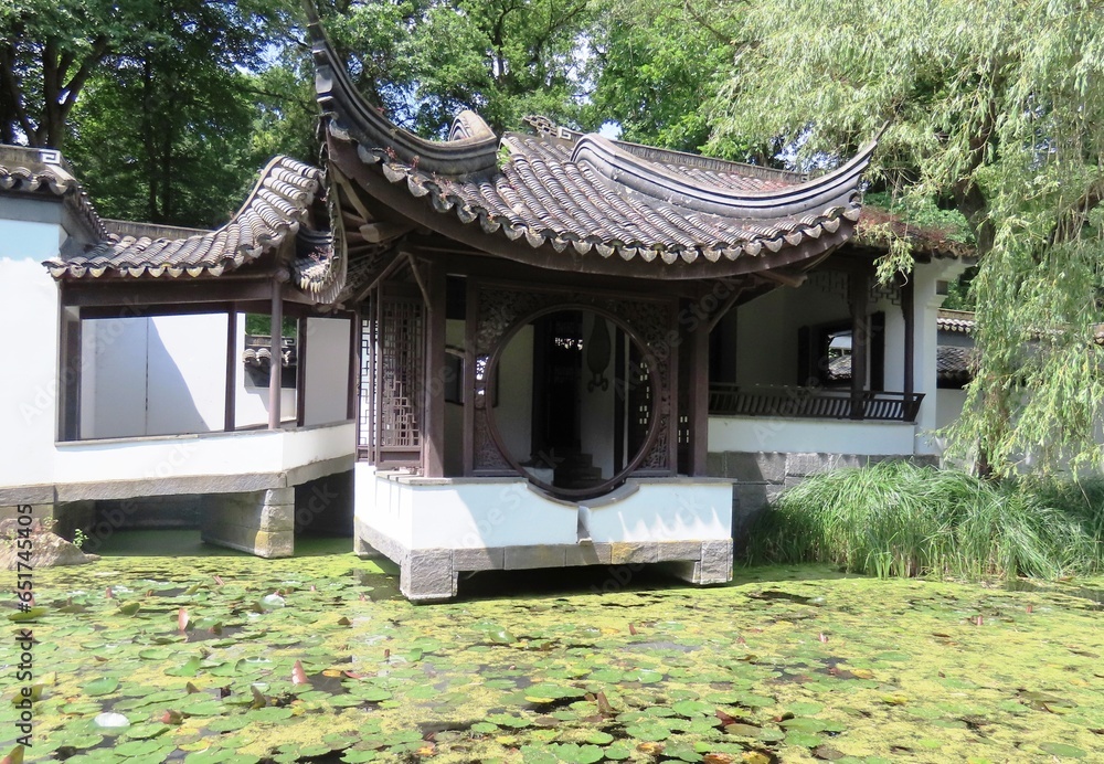 Qian Yuan (Qian Garden), southern Chinese style garden in botanical ...