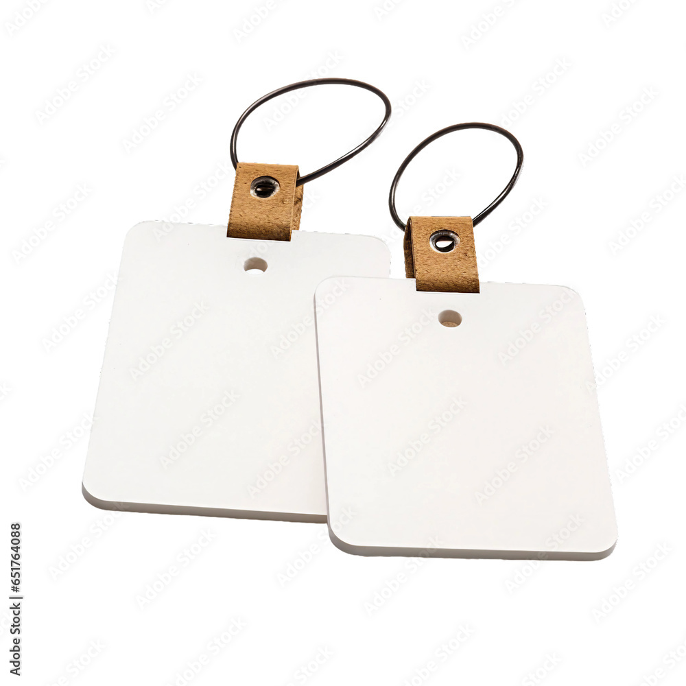 Ear Tags, transparent background, isolated image, generative AI Stock ...