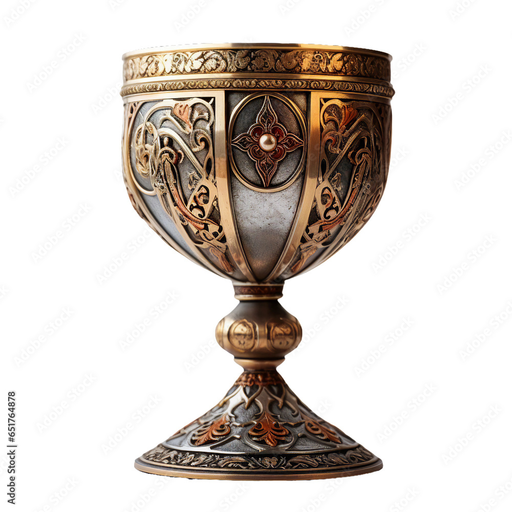 Byzantine Chalice, transparent background, isolated image, generative ...