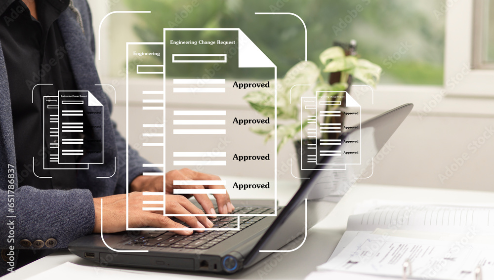 Engineer review Engineering Change Request document from customer and ...