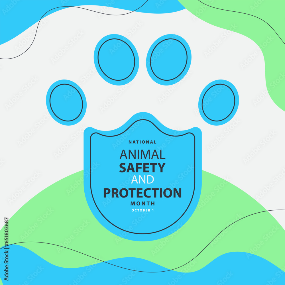 National Animal Safety And Protection Month on october 1, Shields and ...