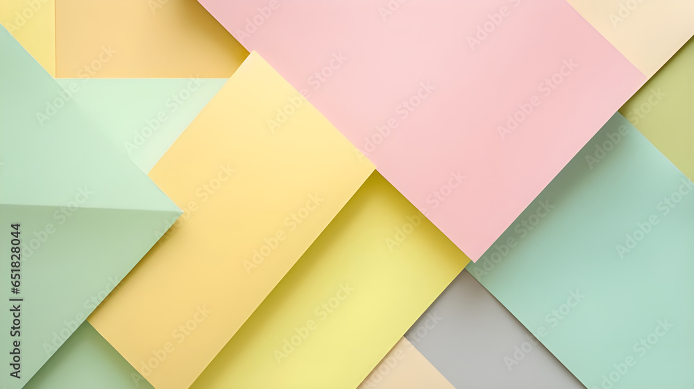 Geometric abstract colorful background, paper cut texture. Rectangle ...